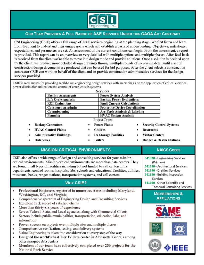 Marketing Materials - CSI Engineering
